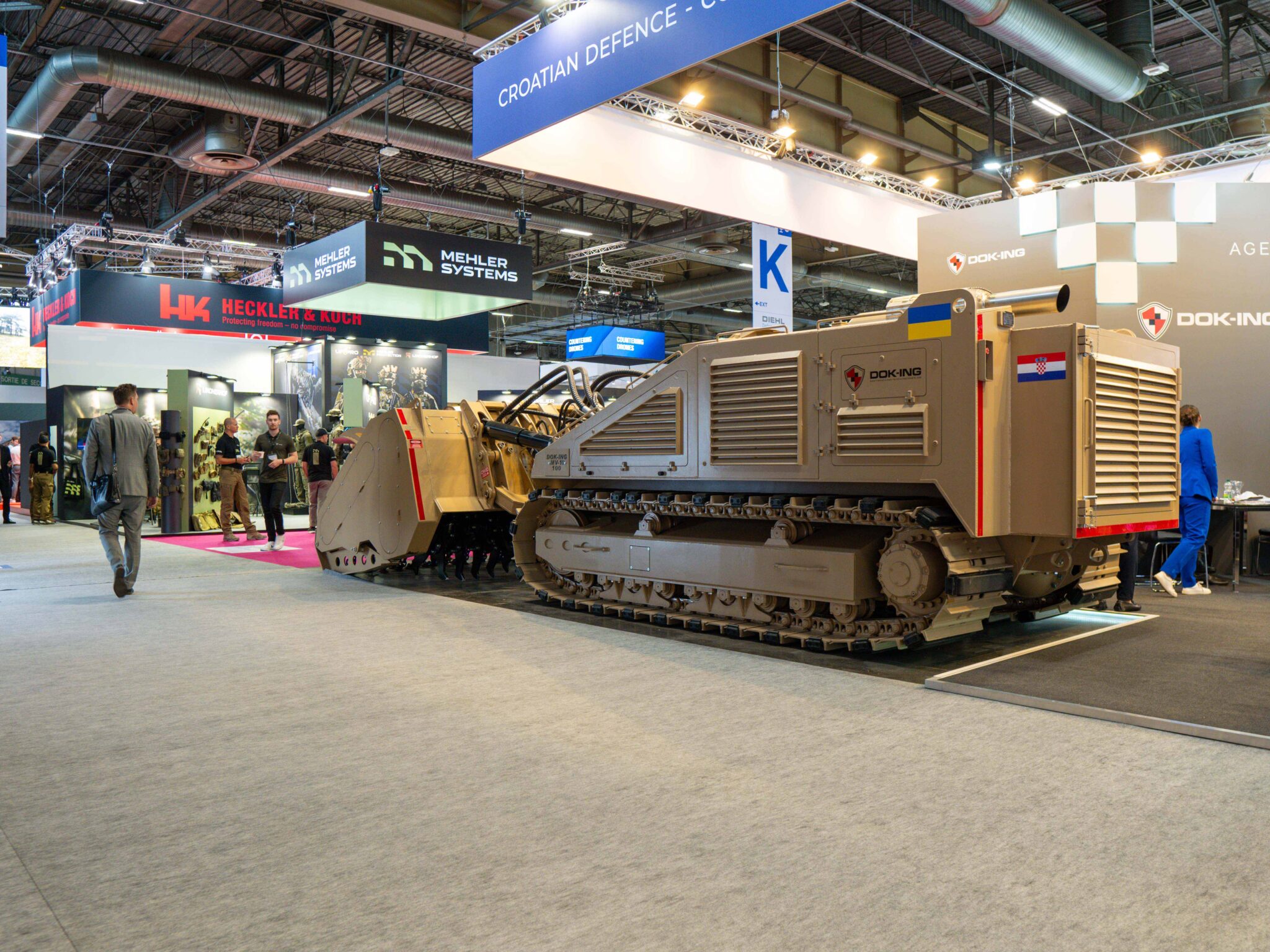 DOK-ING Presented its 100th Anti-Tank Mine Clearance System MV-10 Bison ...