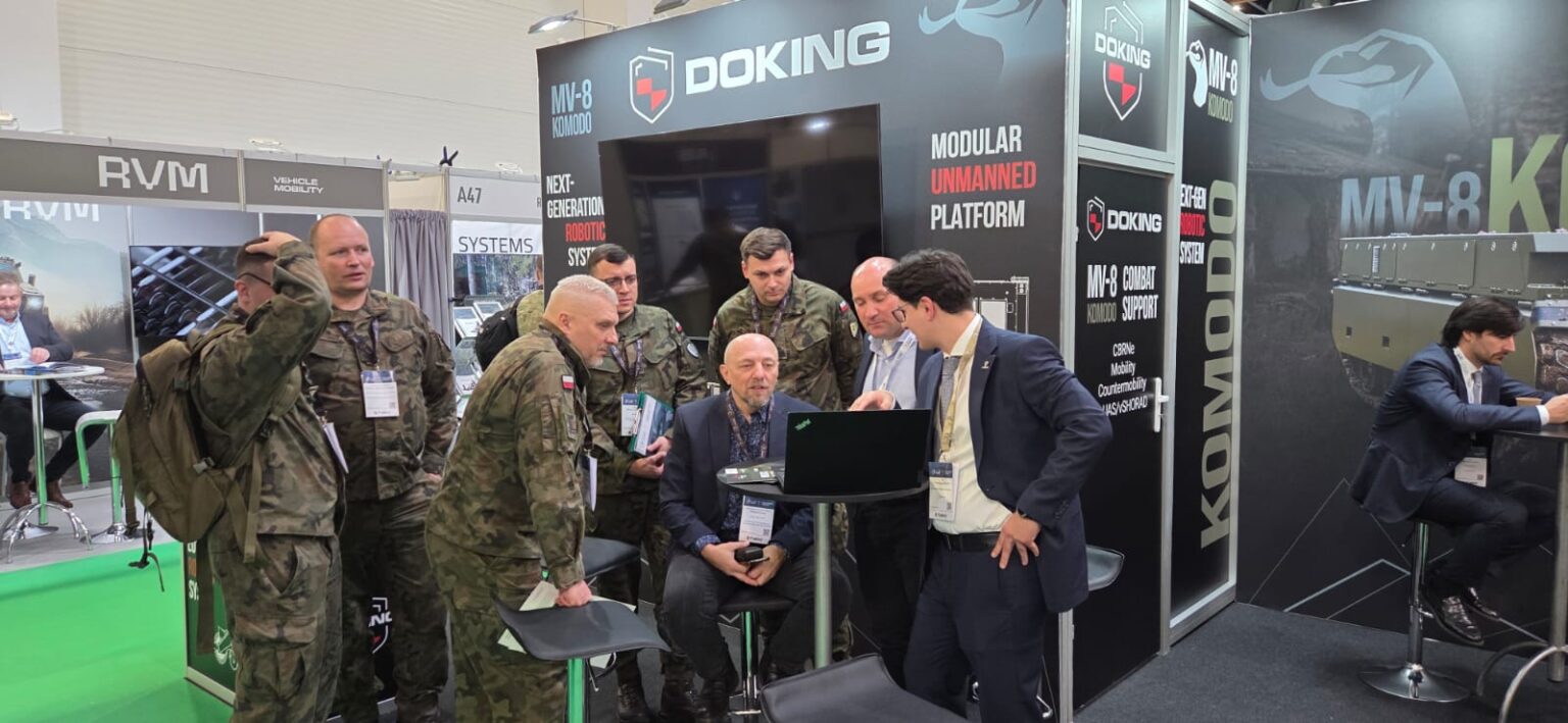 MV-8 Komodo Uncrewed Breaching System Presented at CEL 2026 - DOK-ING